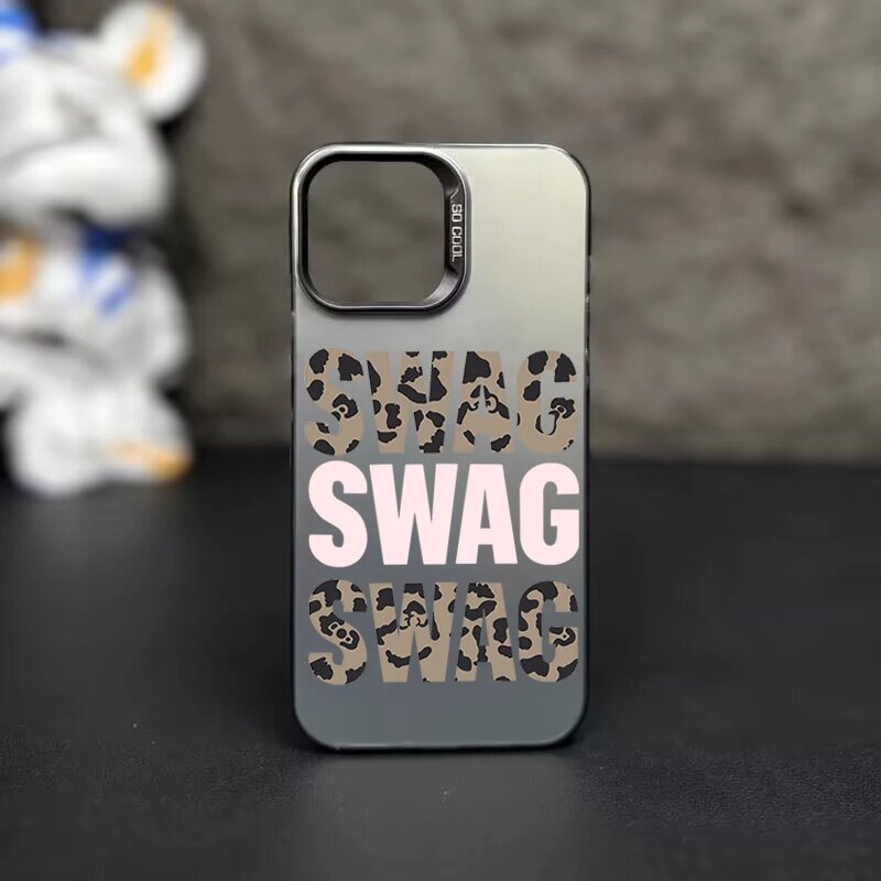 Корейский камуфляжный чехол с узором SWAG для телефонов Xiaomi Redmi Note 14 13 12 11 Pro Plus 5G 12S 11S 10S 14C 13C 12C, мягкий чехол