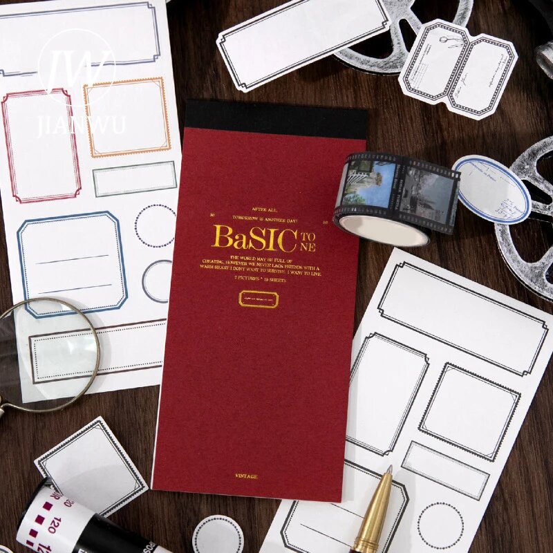 Набор наклеек JIANWU Basic Color Series Белый, TZB-JCSDXL-05 — фото 1