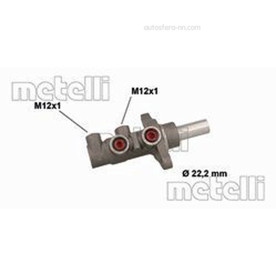 METELLI 051122 Главный тормозной цилиндр HONDA Civic VIII, Tourer 1.4 i-VTEC 1.8 i-VTEC, 2.2 i-DTEC 2012-