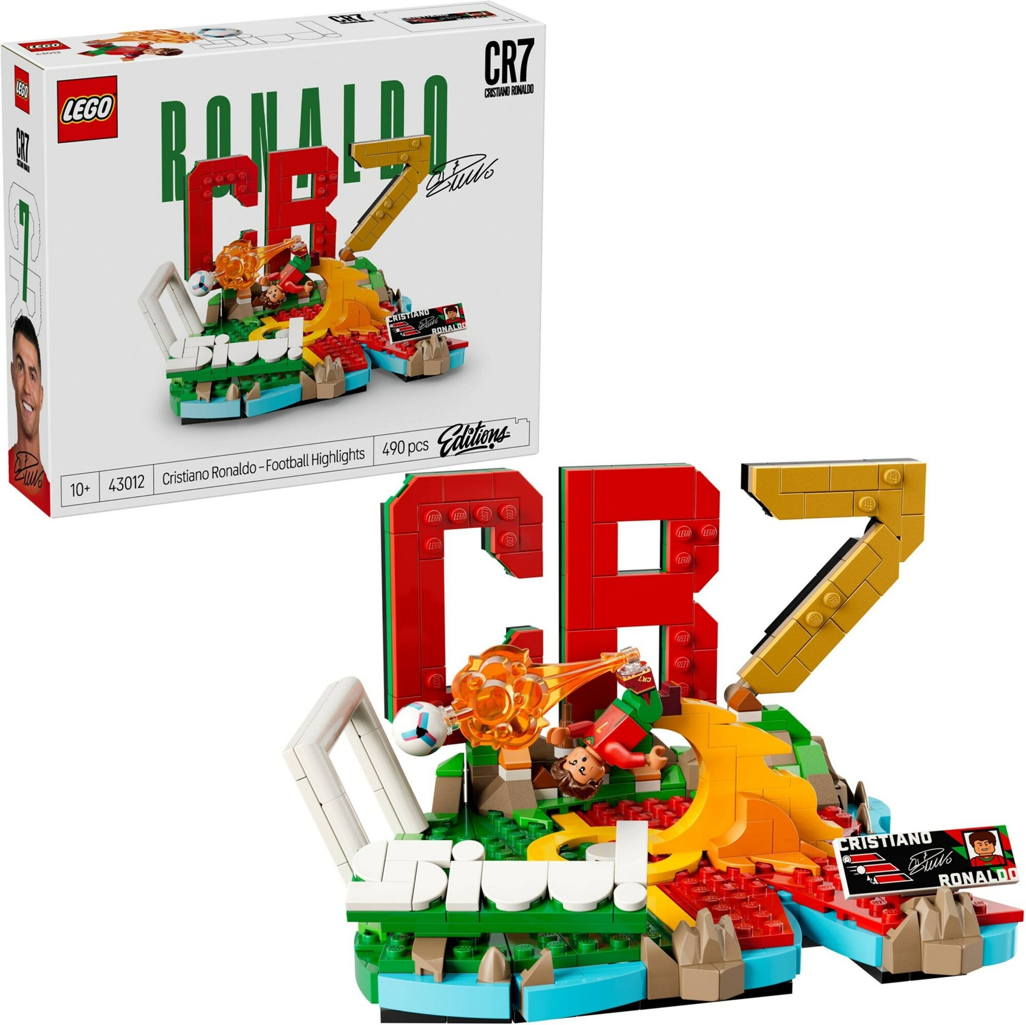 Конструктор LEGO Editions 43012 Криштиану Роналду: Футбольные моменты, 490 дет.