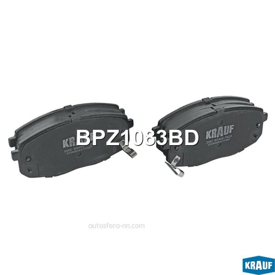 KRAUF BPZ1083BD Колодки тормозные дисковые