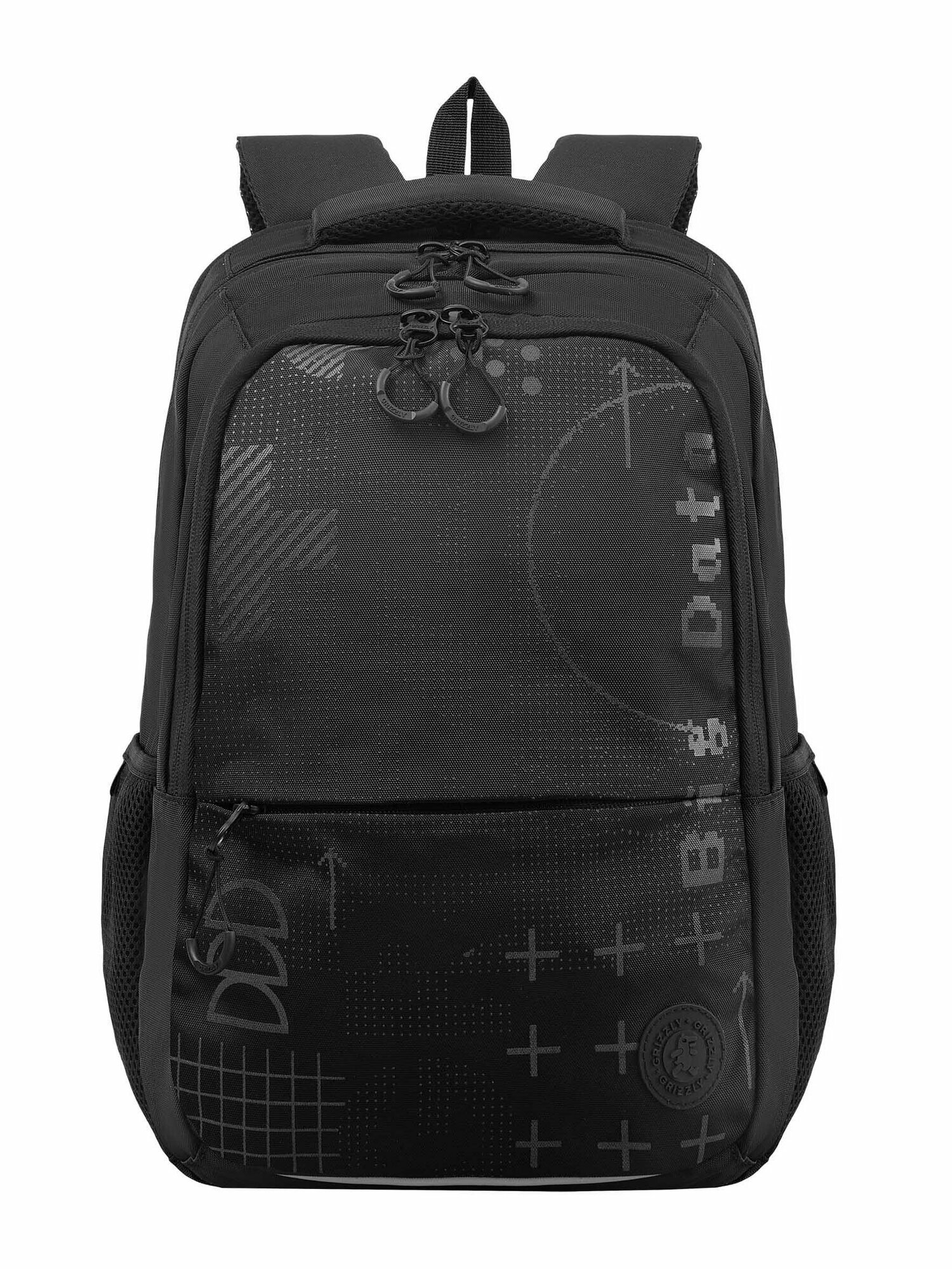 Рюкзак молодежный GRIZZLY с карманом для ноутбука 15", анатомической спинкой, для мальчика, мужской, RU-632-4
