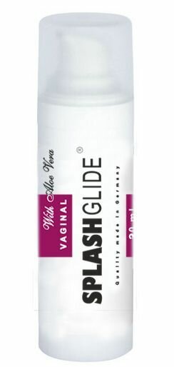 Ухаживающий лубрикант на водной основе Splashglide Vaginal With Aloe Vera - 30 мл, Splashglide, Германия