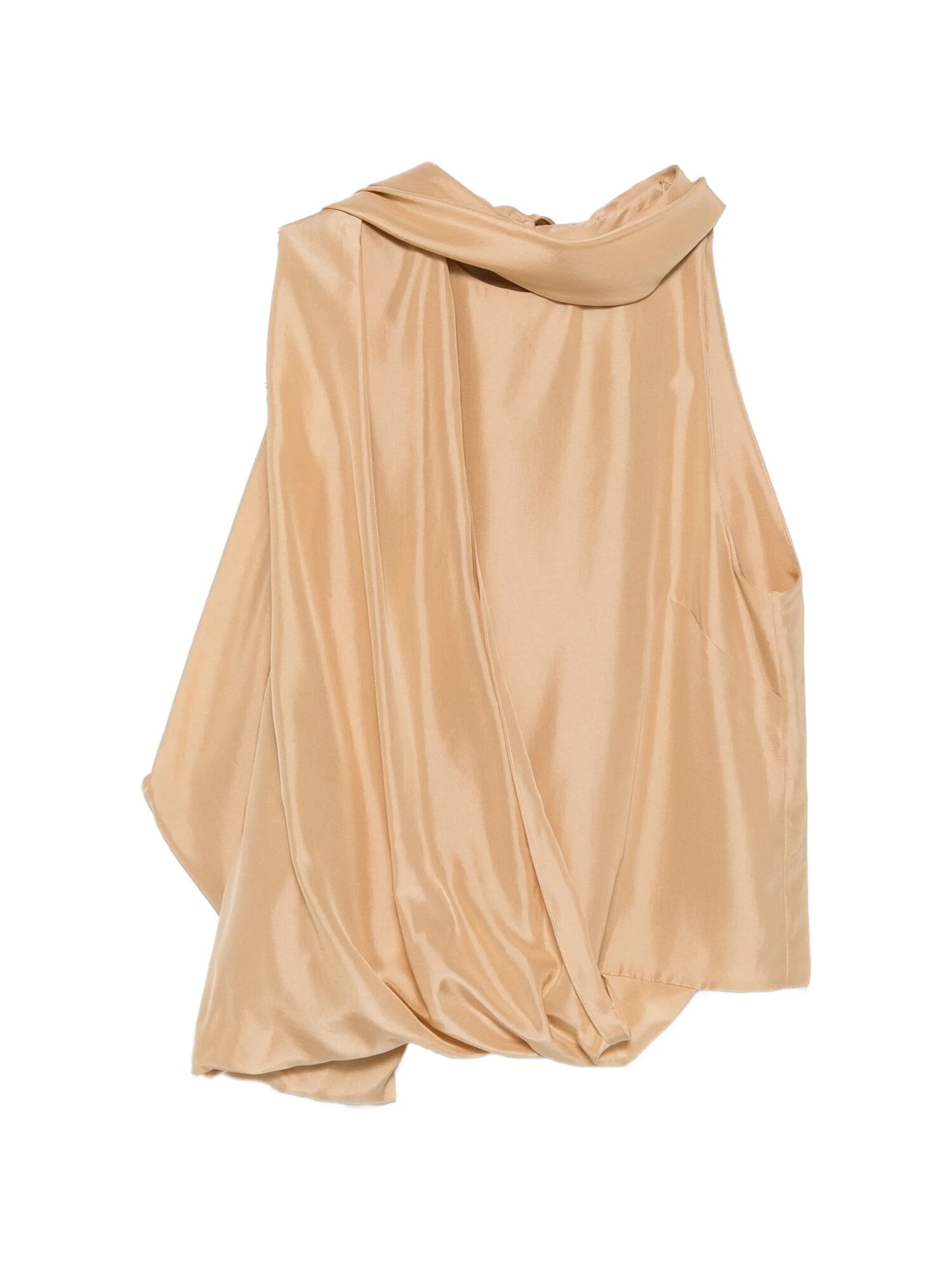 Блуза Draped scarf-detail blouse