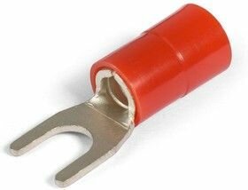Наконечник вилочный изолированный НВИ серии SV1,25-4 (красный цвет),10шт