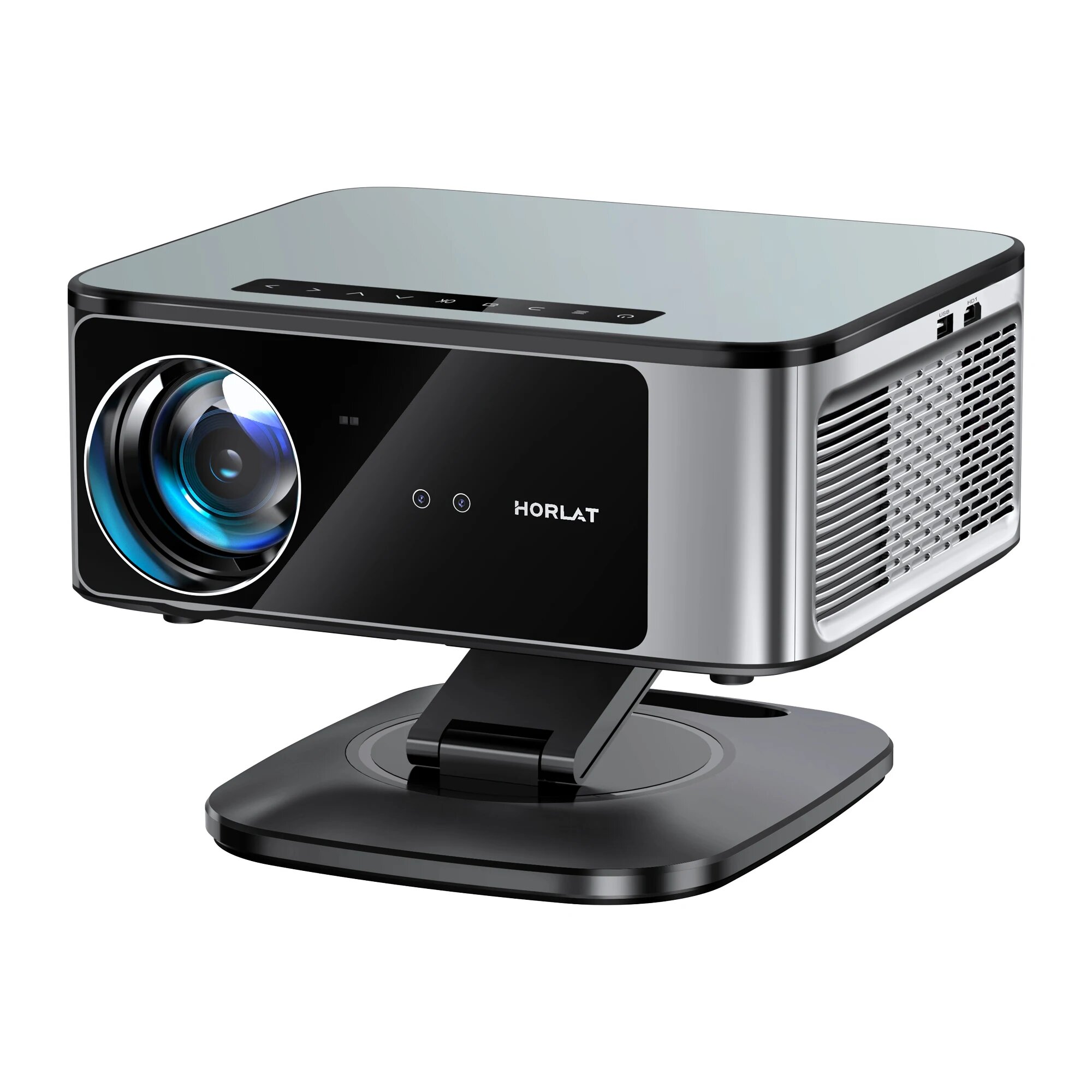 HORLAT 2025 4K UHD Лазерный проектор, UK Plug, T10PRO Bracket
