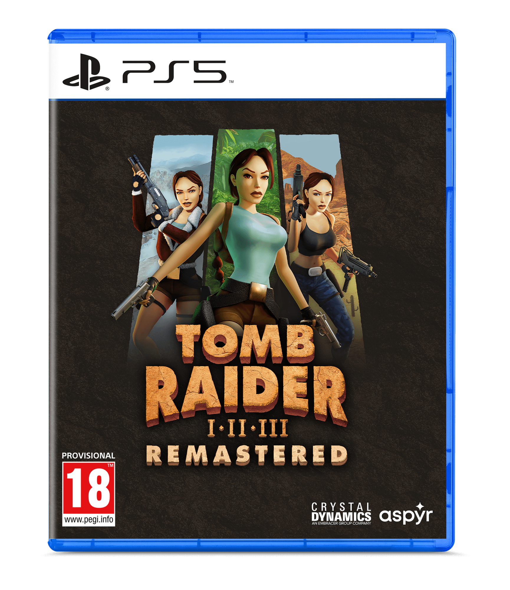 Игра Tomb Raider I-III (1-3) Remastered Starring Lara Croft (Playstation 5, PS5, русская версия)