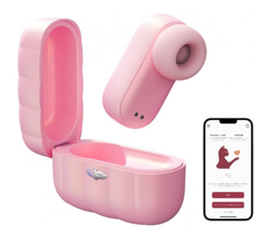79369 Вакуумный стимулятор BeYourLover Alggie Earphone. В виде наушника с управлением через приложение
