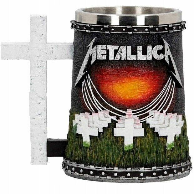 Кружка Nemesis Now - Metallica Master of Puppets - Официально лицензированная "Черного альбома" группы Metallica, 500 мл, цвет зелено-черный, B4706N9