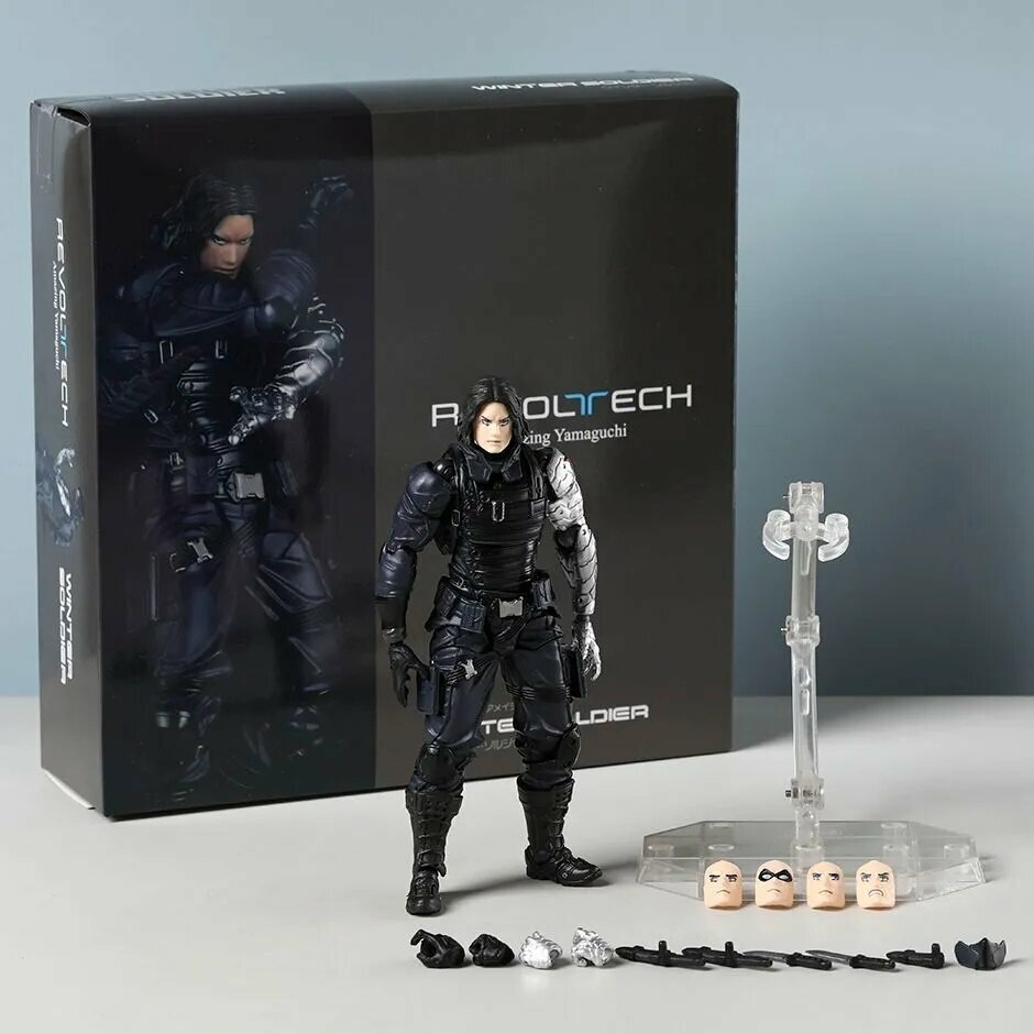 Подвижные фигурка Зимний Солдат Марвел / James Barnes Winter Soldier фигурки (18cm)