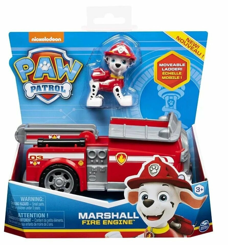 Щенячий патруль набор Paw Patrol, Маршал и машина