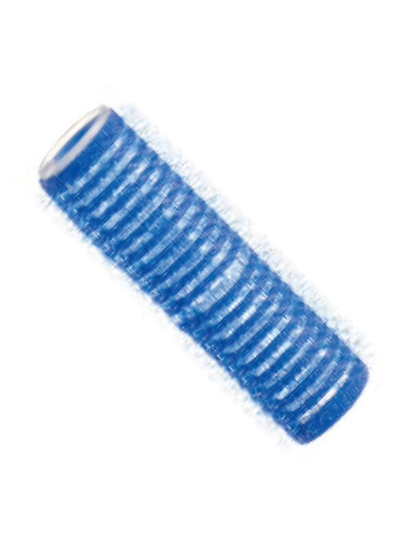 Бигуди Harizma PROFESSIONAL, на липучках, синие, 16x63 мм, 12 штук