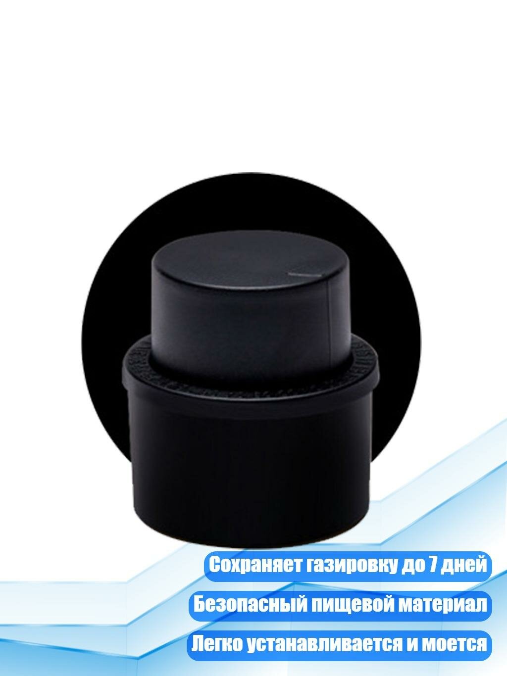 Заглушки для бутылок, Черный