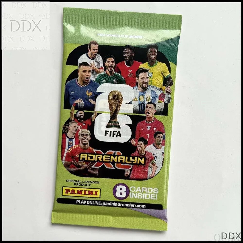 Карточки Панини AXL World Cup 2026 (США/Канада/Мексика) 8 карточек в стике. Футбольные карты.