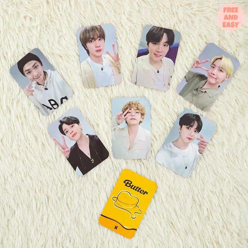 BTS butter Официальная карточка альбома