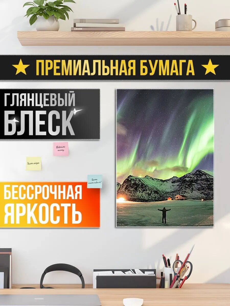 Постер на стену Сияние севера — фото 1