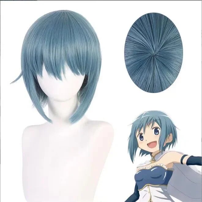 Костюм Мики Саяки из аниме «Девочка-волшебница Мадока Магика» XXL, Miki Sayaka Wig