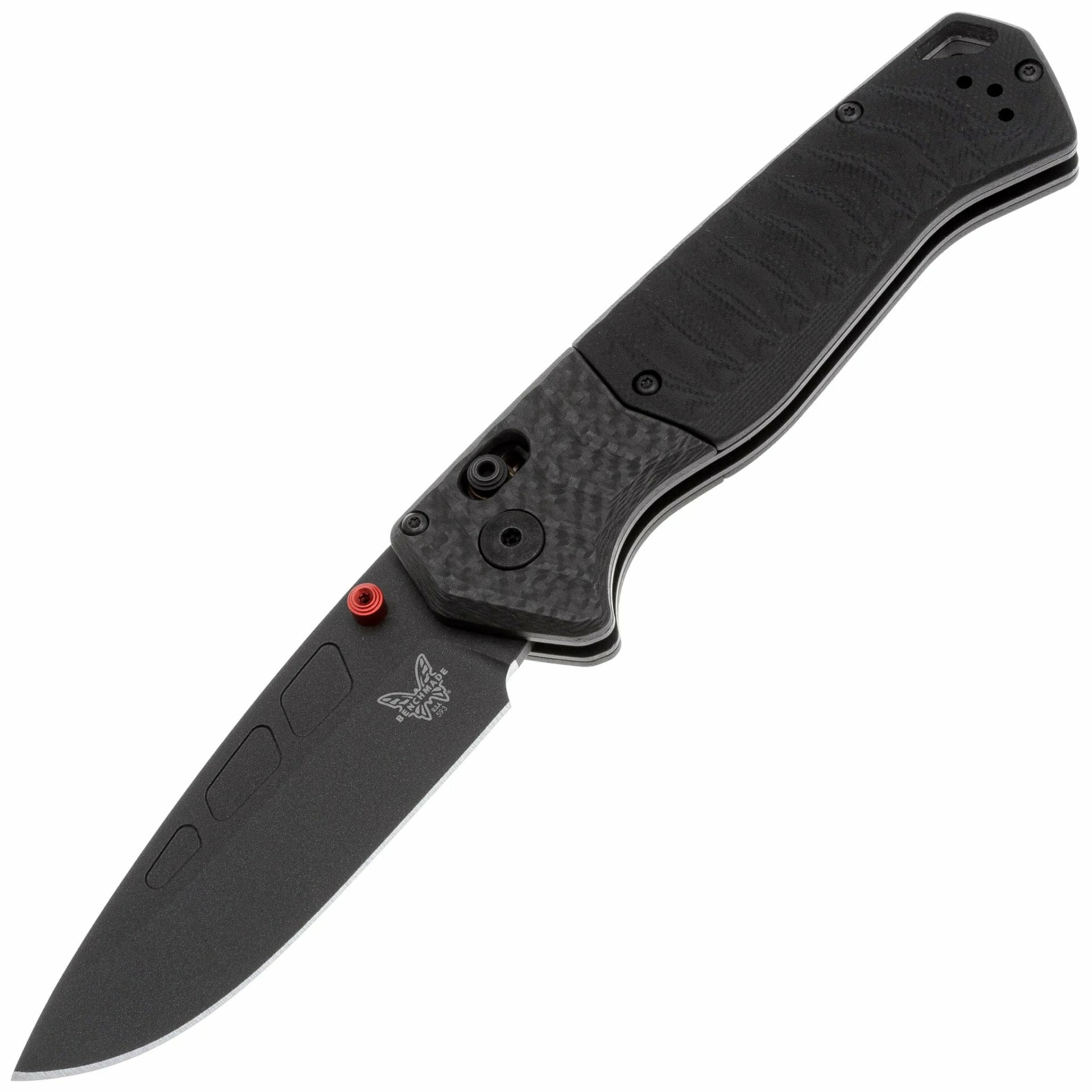 Складной нож Benchmade PSK 593BK-01, сталь CPM MagnaCut, рукоять CF/Black G-10