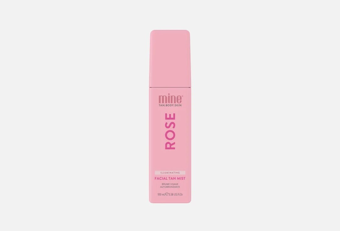 MineTan Rose Water Illuminating Спрей-автозагар для лица 100мл