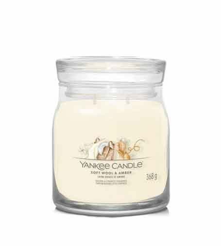 Свеча Yankee Candle Soft Wool & Amber 368 г
