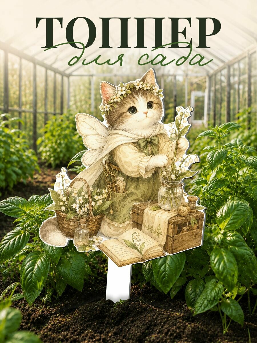 Фигурки для сада Коты-феи