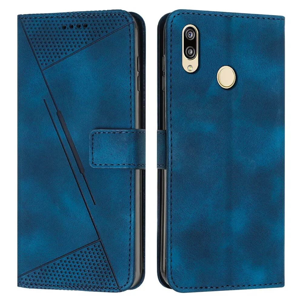 Чехол для Honor 9X Lite и 8X / Хонор 9Х Лайт и 8Х Кожаный чехол для телефона 037