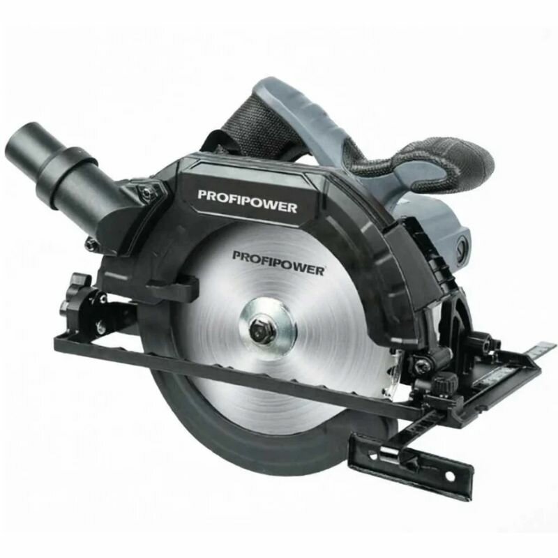 Пила дисковая PROFIPOWER ДП-190 (1600Вт,5500об/мин, диск 190х20мм, пил 68/47мм) 4.8кг