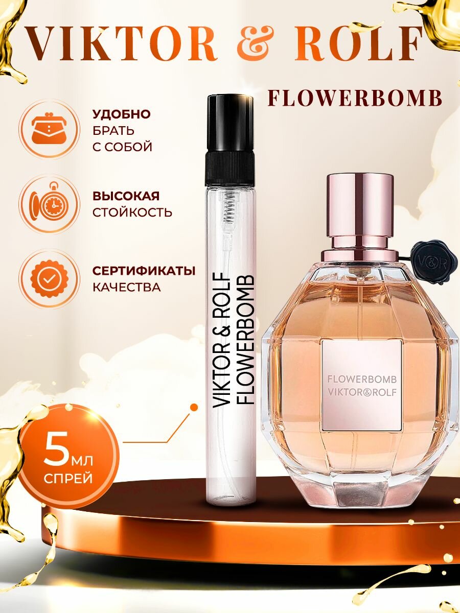 Viktor & Rolf Flowerbomb парфюм женский стойкий 5мл