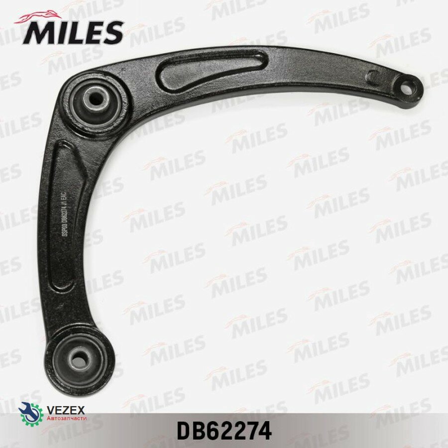 MILES DB62274 Рычаг передней подвески нижний левый PEUGEOT 307/CITROEN C4 (LEMFORDER 3701201) DB62274