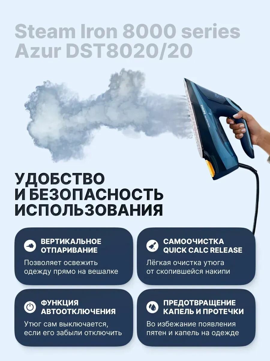 Утюг Philips DST8020/20 — фото 1