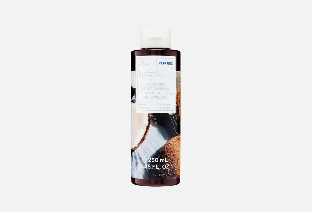 Korres Coconut Water Showergel-Body Cleanser Гель для душа 250мл