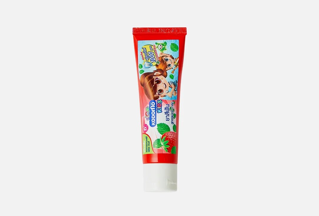 Lion KODOMO Strawberry Fresh Mint Детская зубная паста 65г