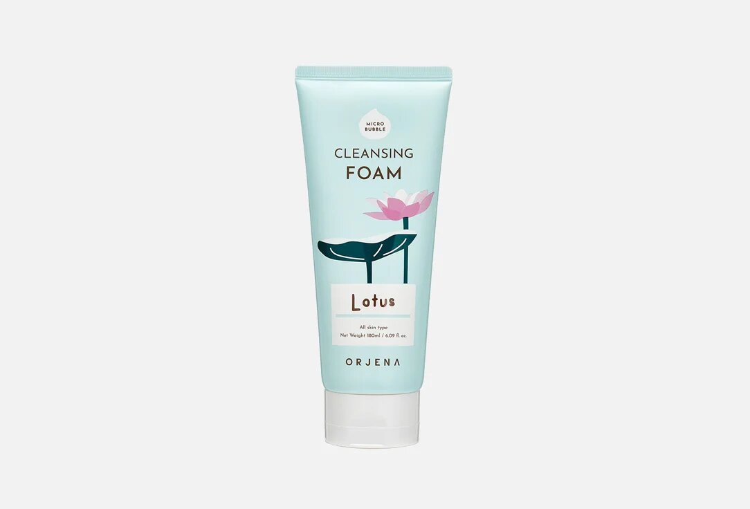 ORJENA CLEANSING FOAM Lotus Пенка для умывания с экстрактом лотоса 180мл