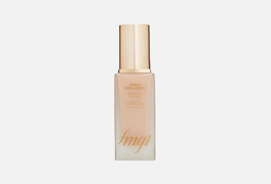 FMGT Gold collagen ampoule sun bb Солнцезащитный BB-крем для лица SPF 50+ PA+++ 40мл