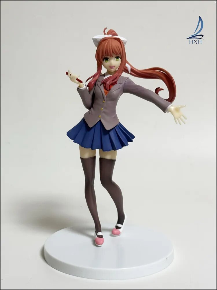 Aниме фигурка Doki Doki Literature Club Моника / Monika 18cm Фигурка коллекционная из ПВХ