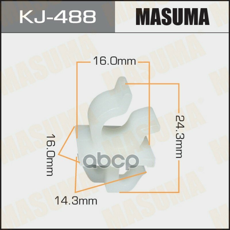 Покер пластм. крепежный Masuma арт. KJ488