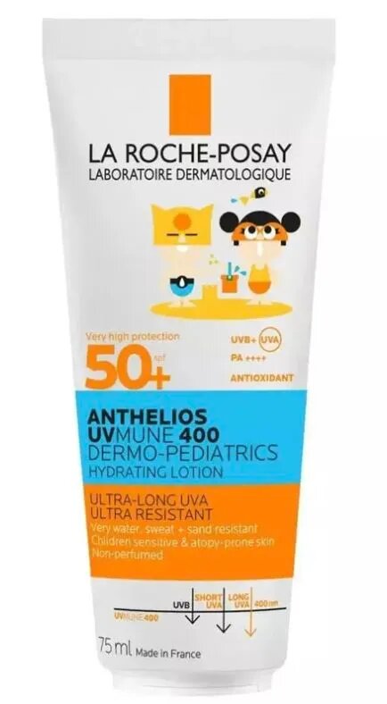 La Roche Posay Anthelios Uvmune 400 Dermo Pediatrics SPF 50+ Детский лосьон для загара 75 мл