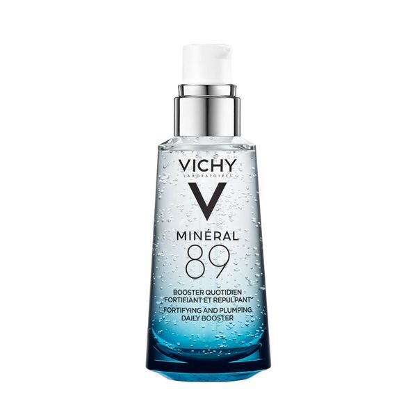 Vichy Mineral 89 Увлажняющая гель-сыворотка для кожи лица, подверженной агрессивным внешним воздействиям, с гиалуроновой кислотой, 50 мл