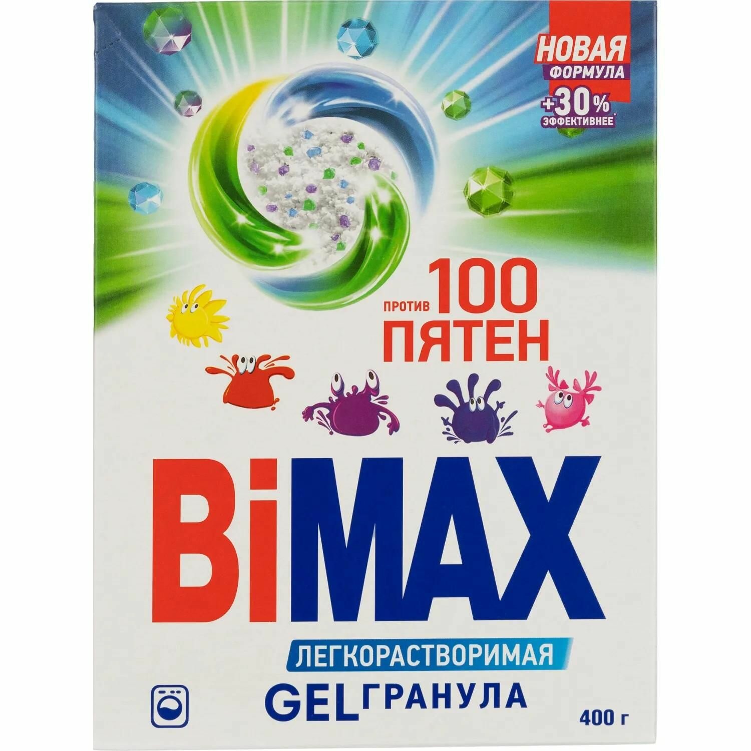 Стиральный порошок Bimax автомат 400 г Бимакс "100 пятен" (12800)
