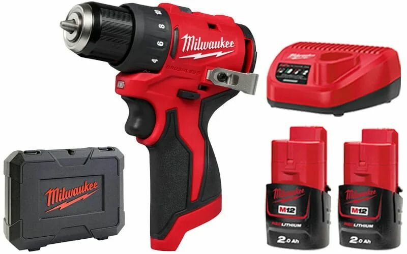 Акк. дрель/ш. M12 BLDDRC-202C Milwaukee 4933499686