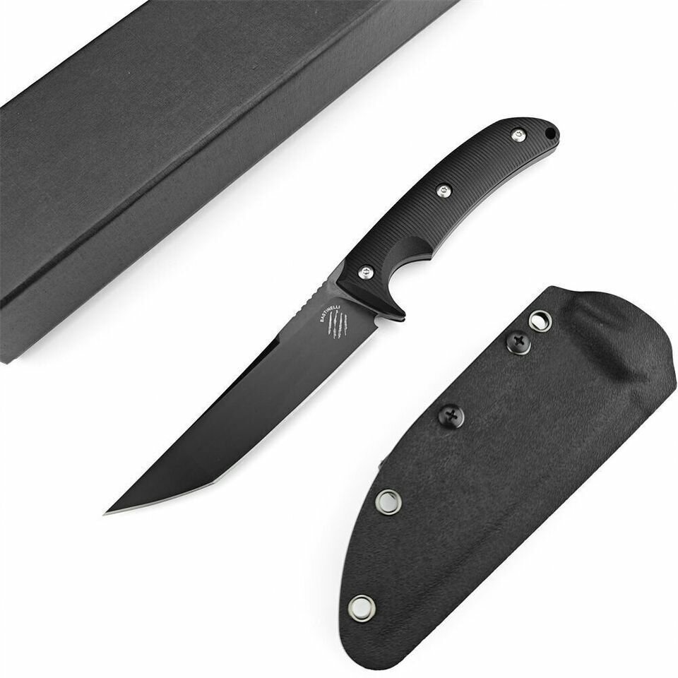 Нож с фиксированным клинком Bastinelli Arbiter, клинок из стали D2, рукоять из G10, высококачественный карманный нож для активного отдыха, EDC, инструмент для выживания, охоты и кемпинга.