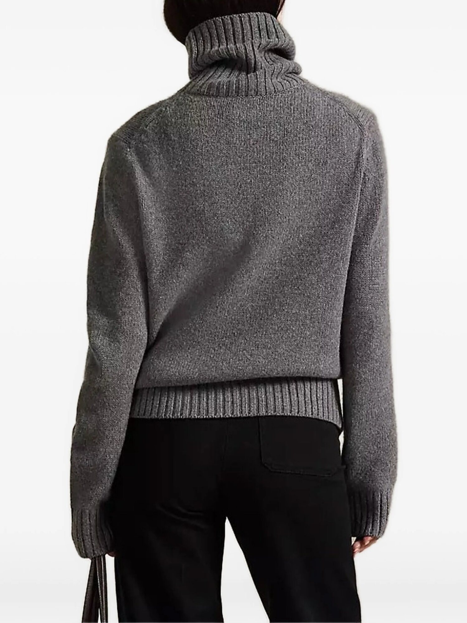 Свитер Polo Ralph Lauren Roll-neck ribbed-trim sweater, размер 40 — фото 1