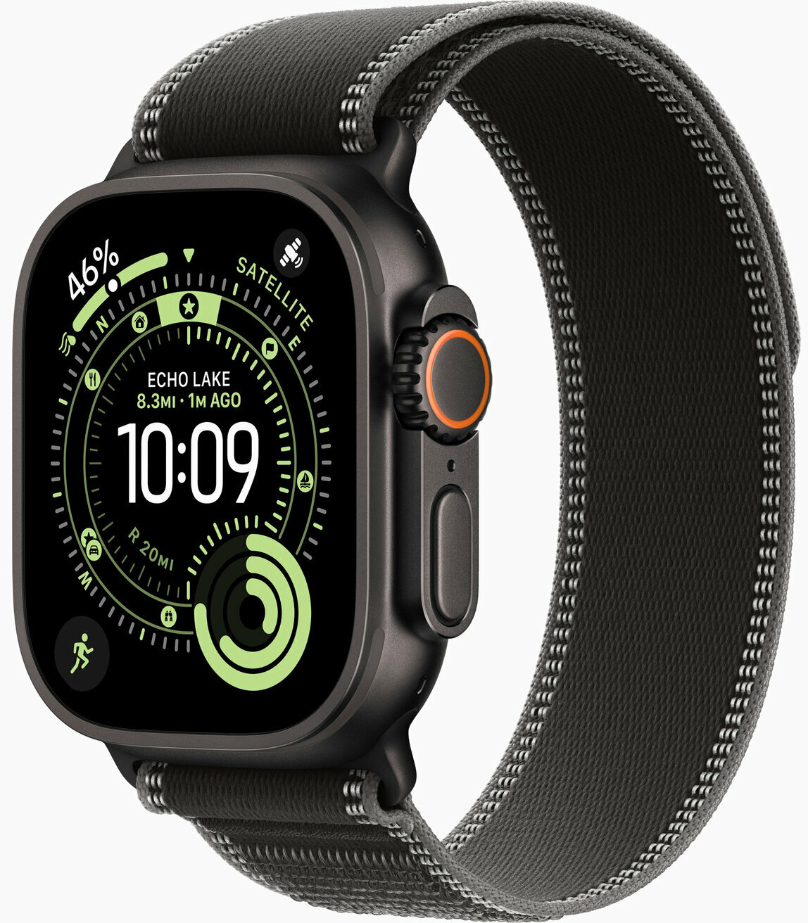 Умные часы Apple Watch Ultra 3, 49мм, Black Ti (Черный титан) Black Charcoal Ti (Черный) M/L (MF1H4)