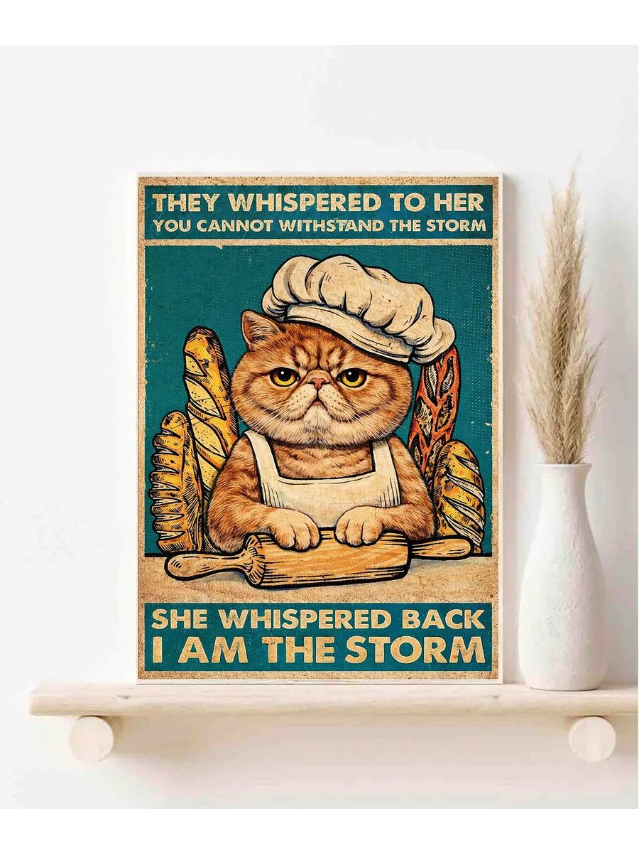 Экзотическая короткошёрстная кошка, I Am The Storm, Плакат