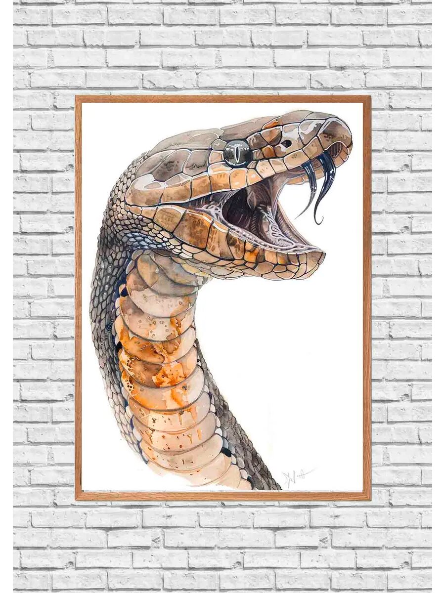 Стоматолог для животных из Королевской кобры 1, Плакат 30x42