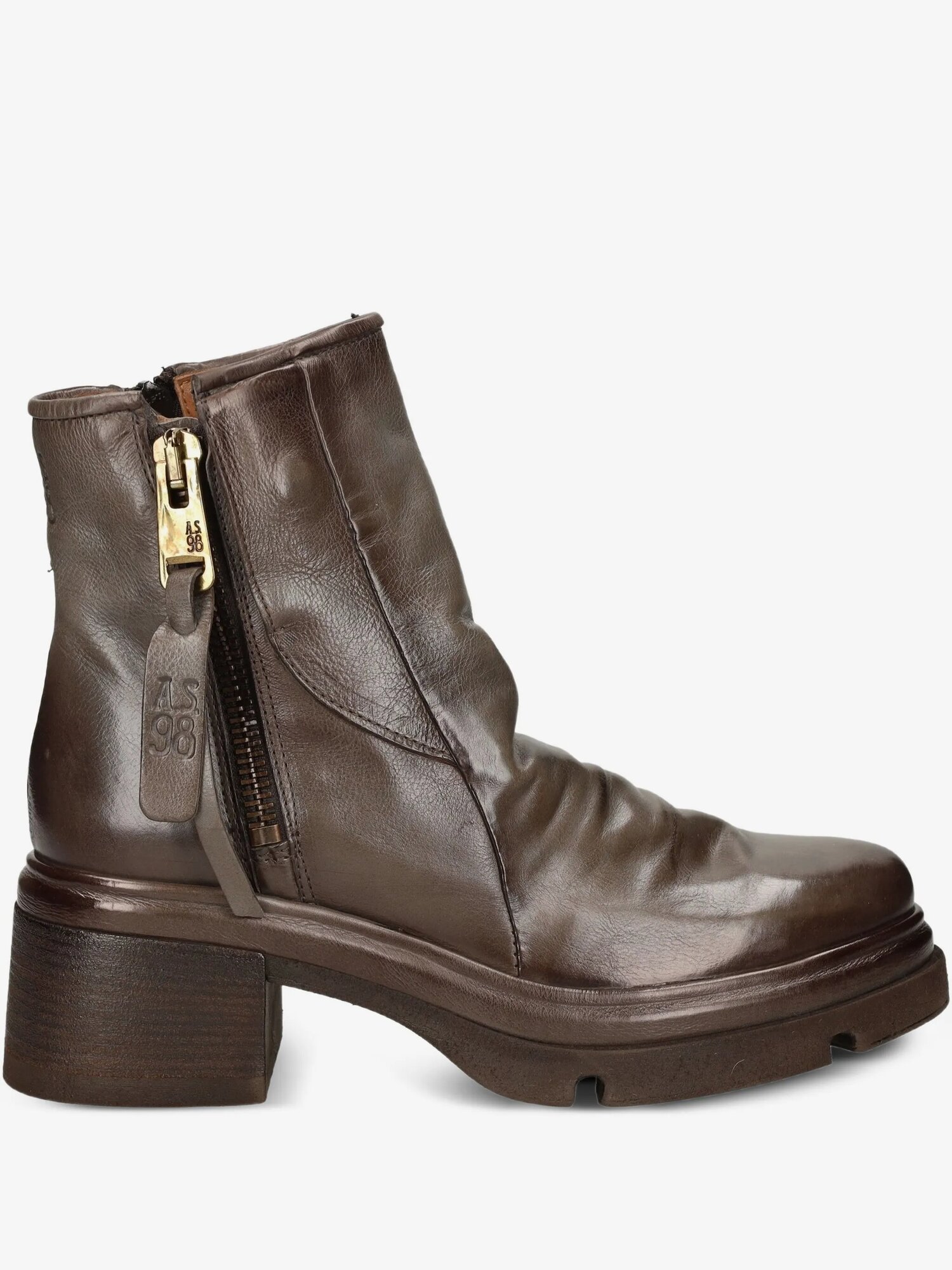 Ботинки Zip leather boots