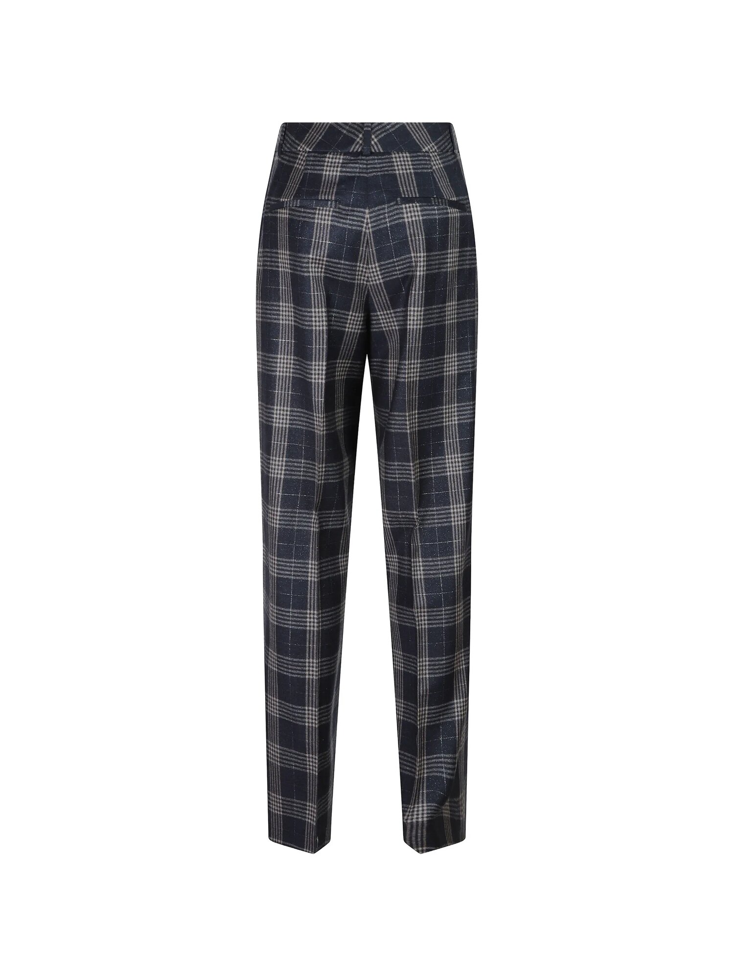 Брюки PESERICO Check-pattern tailored trousers, размер 44, синий — фото 1