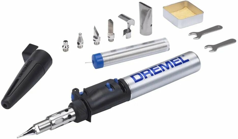 Газовый паяльник Dremel VersaTip 2000-7, 7 в 1, F0132000JD — универсальный инструмент для пайки и резки