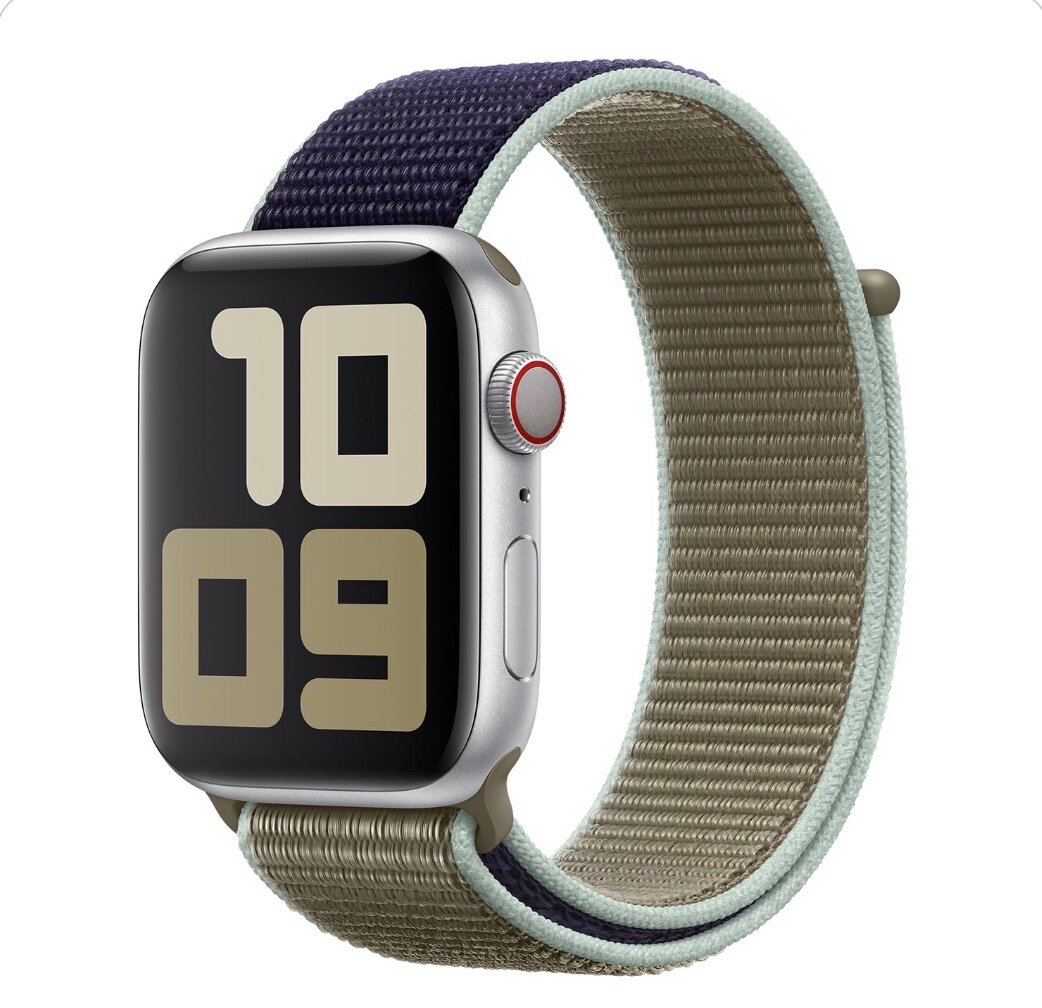 Ремешок для Apple Watch 44mm Oat Milk/Lemon Zest Sport Loop MN5T3FE/A 44/45/46/49mm(Original)