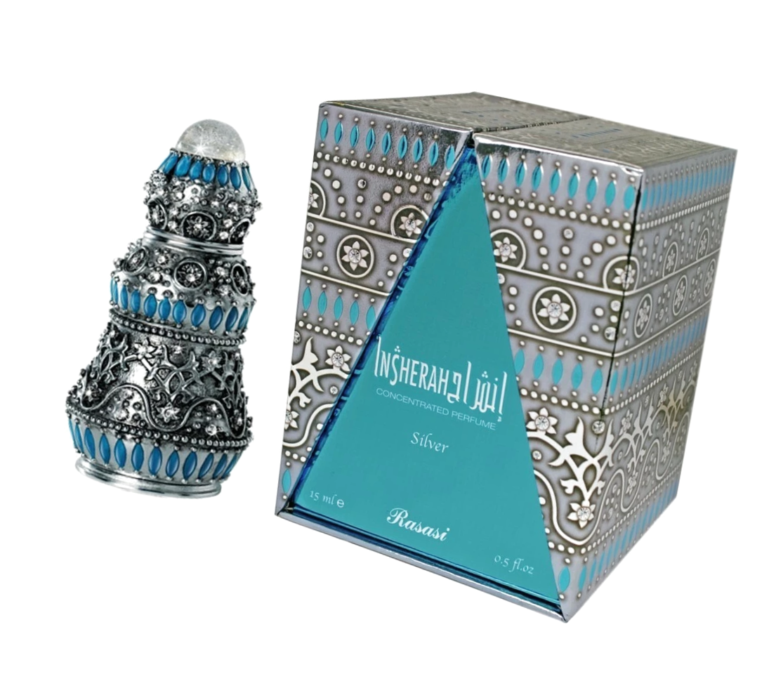Rasasi Insherah Silver женские масляные духи 15 мл / Иншера Серебро